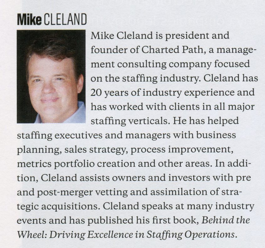 Mike Cleland Named to Staffing 100 for 2014 by Staffing Industry ...